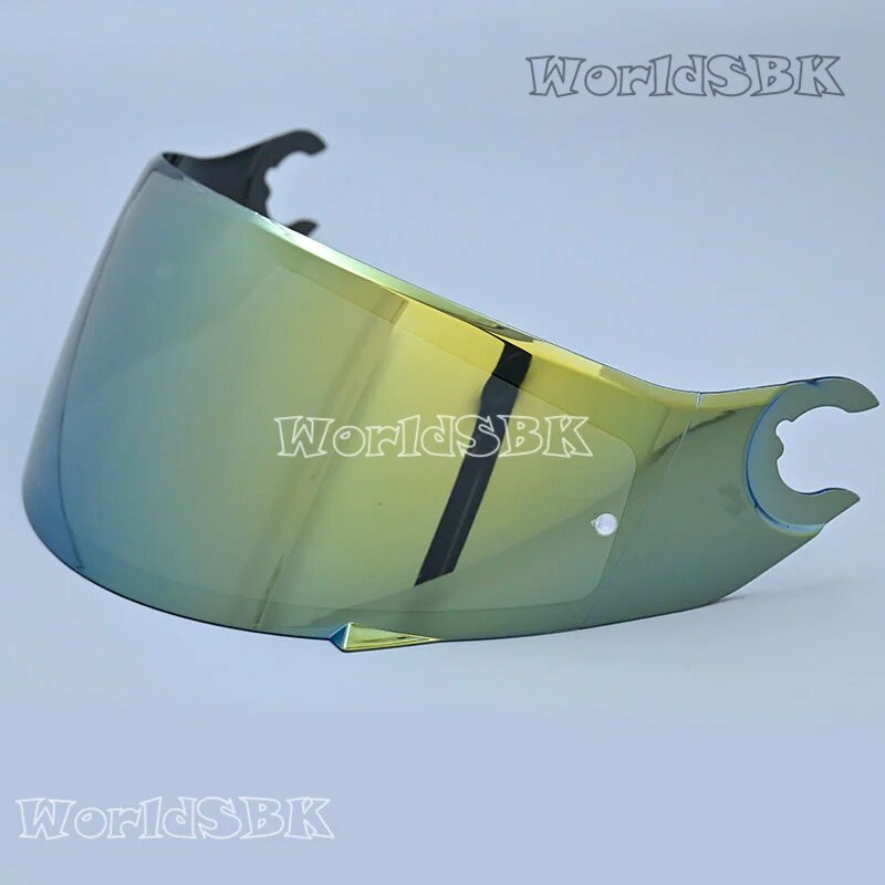 Золотой сменный козырек для шлема Shark D Skwal