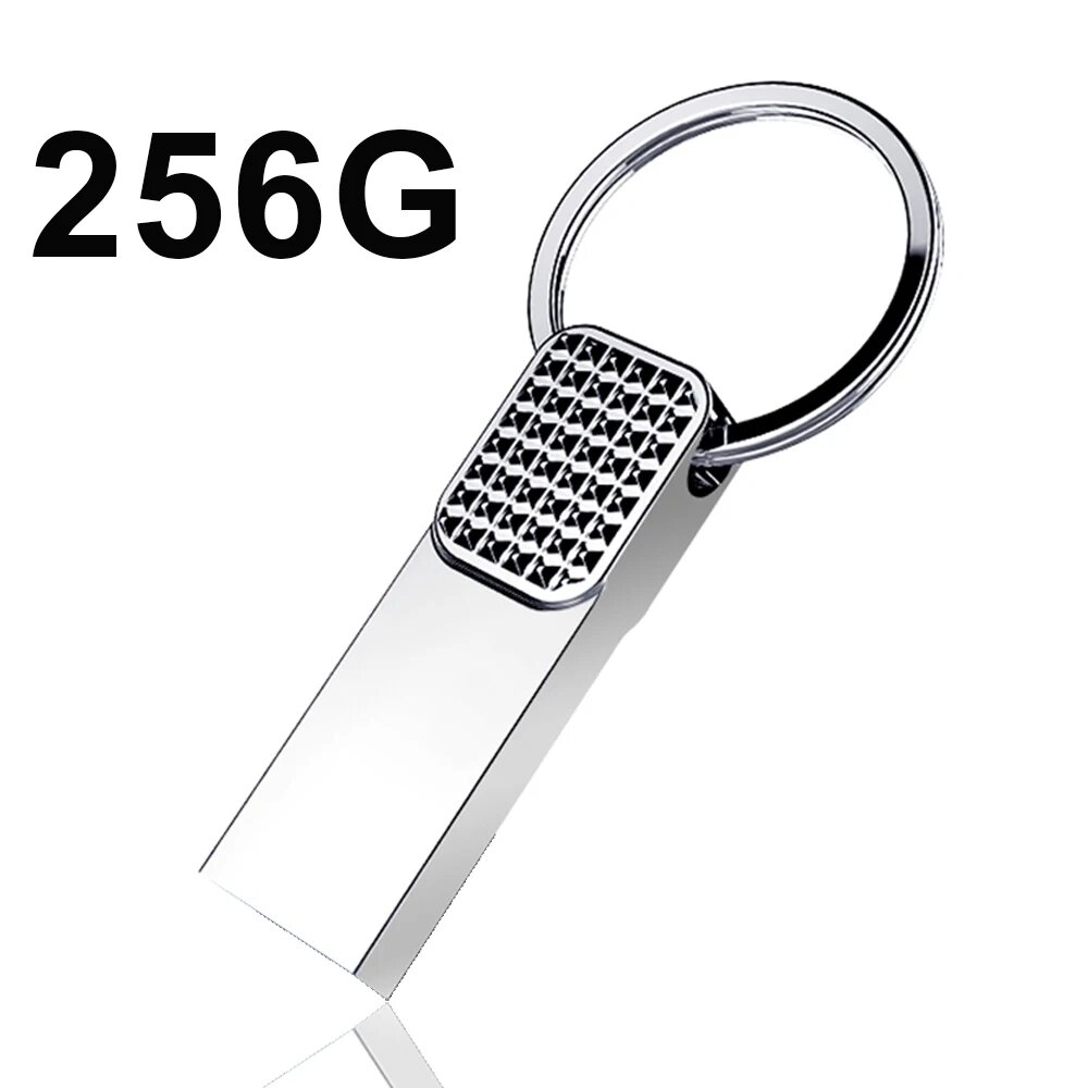 Флешка SanCuss 256ГБ USB 3.0, серебристая