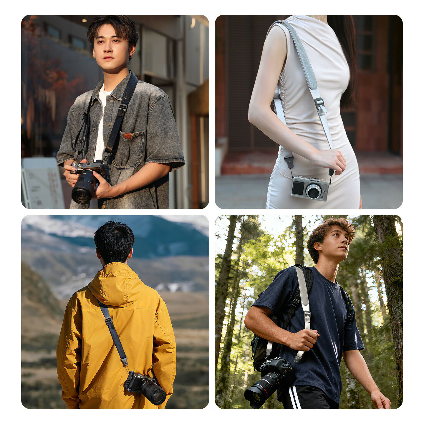 Ulanzi CSS1 Микро одноразовый DSLR плечевой ремень с быстросъемным замком U-Snap для Sony Canon Fuji Nikon