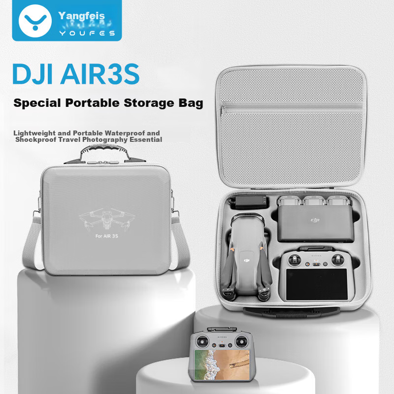 YOUFES Водонепроницаемый чехол для DJI Air 3S и Mavic Air 3 Версия：Оригинальная модель You 1:1Цвет：Сумка для Air3S/Air3