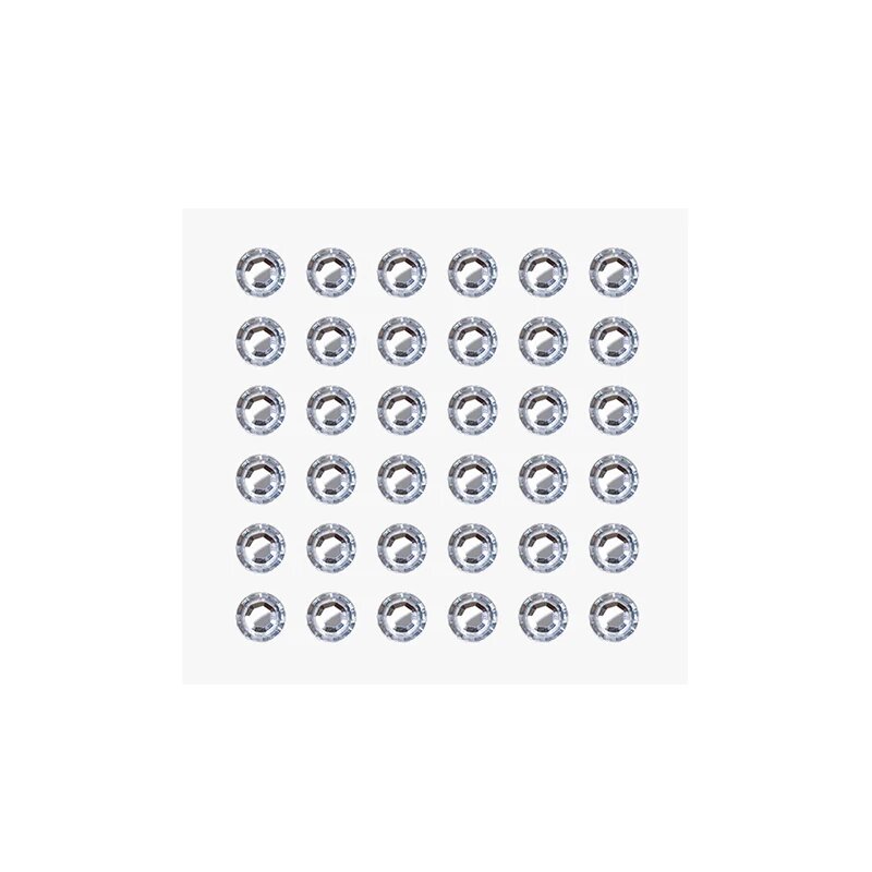 3D кристаллы для лица YOVIP, 8mm, 36шт, Цвет: 8mm