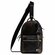 Сумка Coach, фактура матовая, черно-коричневый