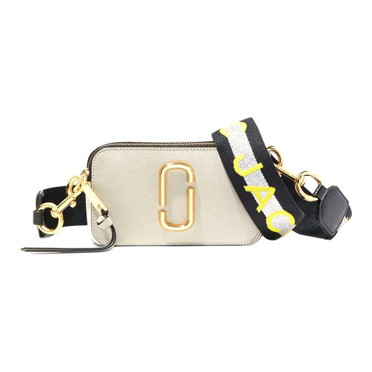 Сумка MARC JACOBS Snapshot, бежевый/серый — фото 1