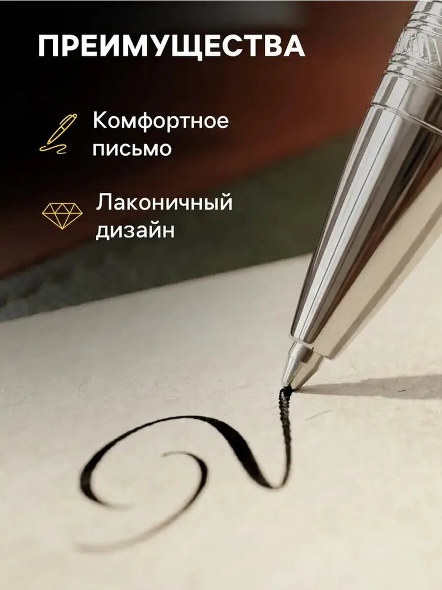 Стильная подарочная ручка в премиум корпусе