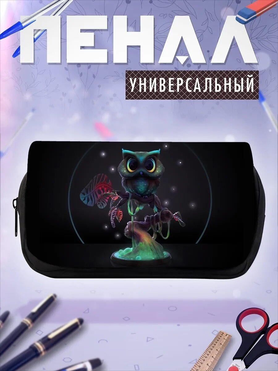 Пенал косметичка Сова в космосе