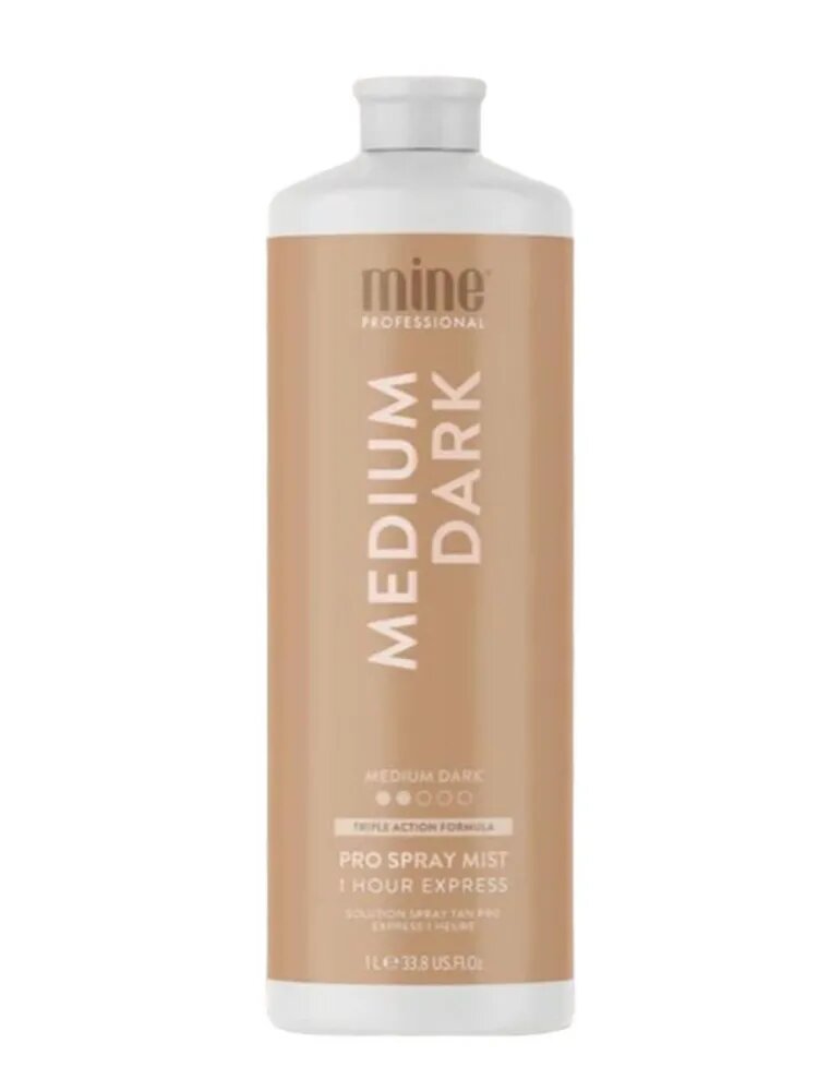 MineTan / Лосьон для моментального загара Medium Dark Pro Spray Mist 15% DHA 1000 мл
