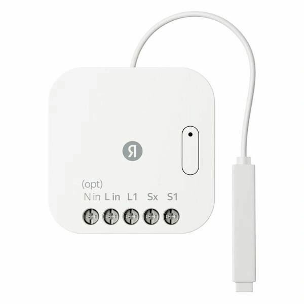 Контроллер (реле) для умного дома Яндекс YNDX-00537 Zigbee, работает с Алисой