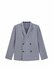 Куртка GIORGIO ARMANI Double-breasted notched-lapel blazer, размер 46, blue