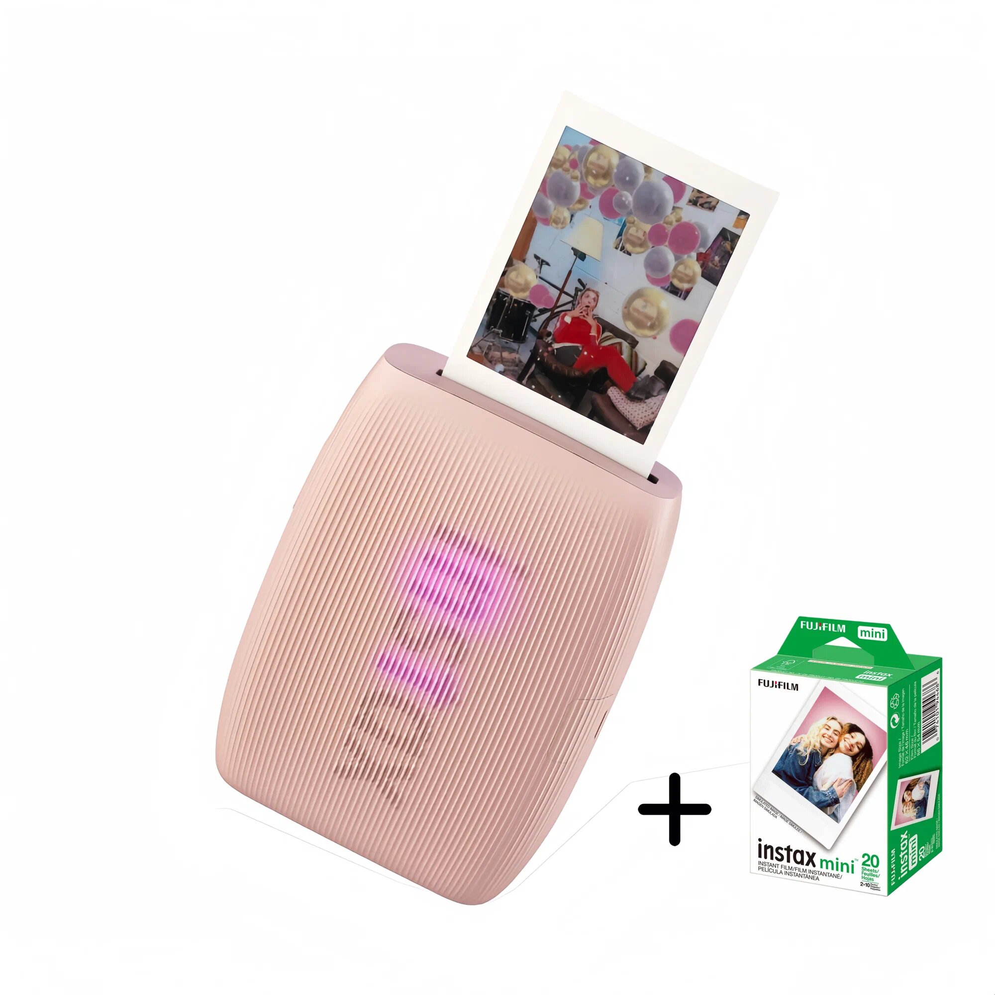 Принтер Моментальной печати Fujifilm Instax Mini Link 3 （В комплекте 20 листов фотобумаги）Pink Розовый