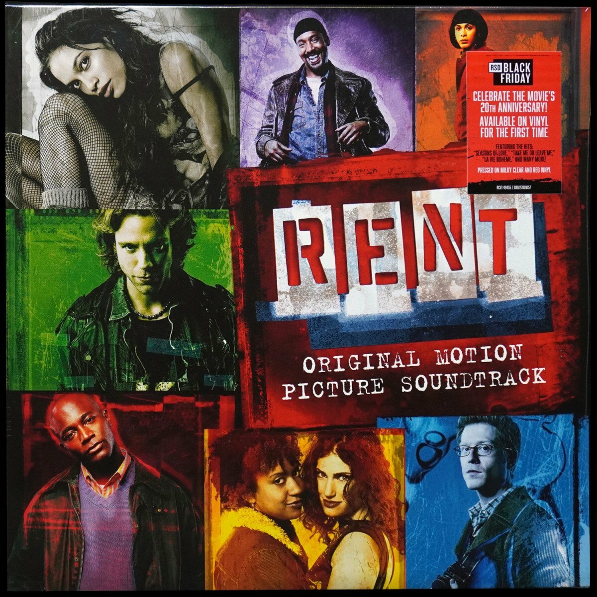 Виниловая пластинка Warner V/A – Rent (Original Motion Picture Soundtrack) (2LP, цветной винил)