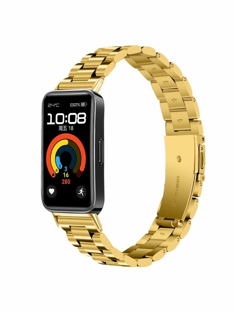 Стальной ремень для Huawei Band 11/11 Pro, прочный и стильный