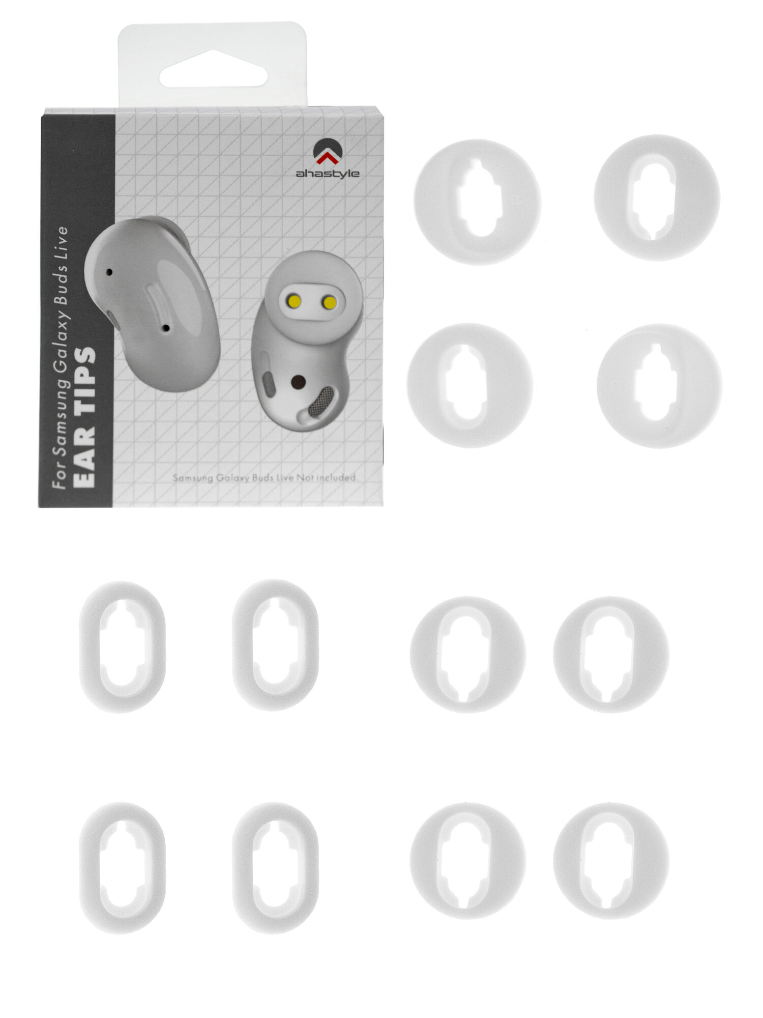 Амбушюры для наушников Samsung Galaxy Buds Live (S, M, L - 6 пар)