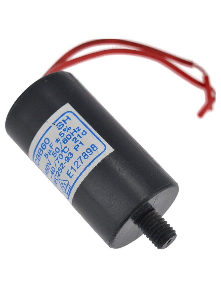 Конденсатор 5mkF 450V для точила вихрь ТС-400 (s/n ZH ~)