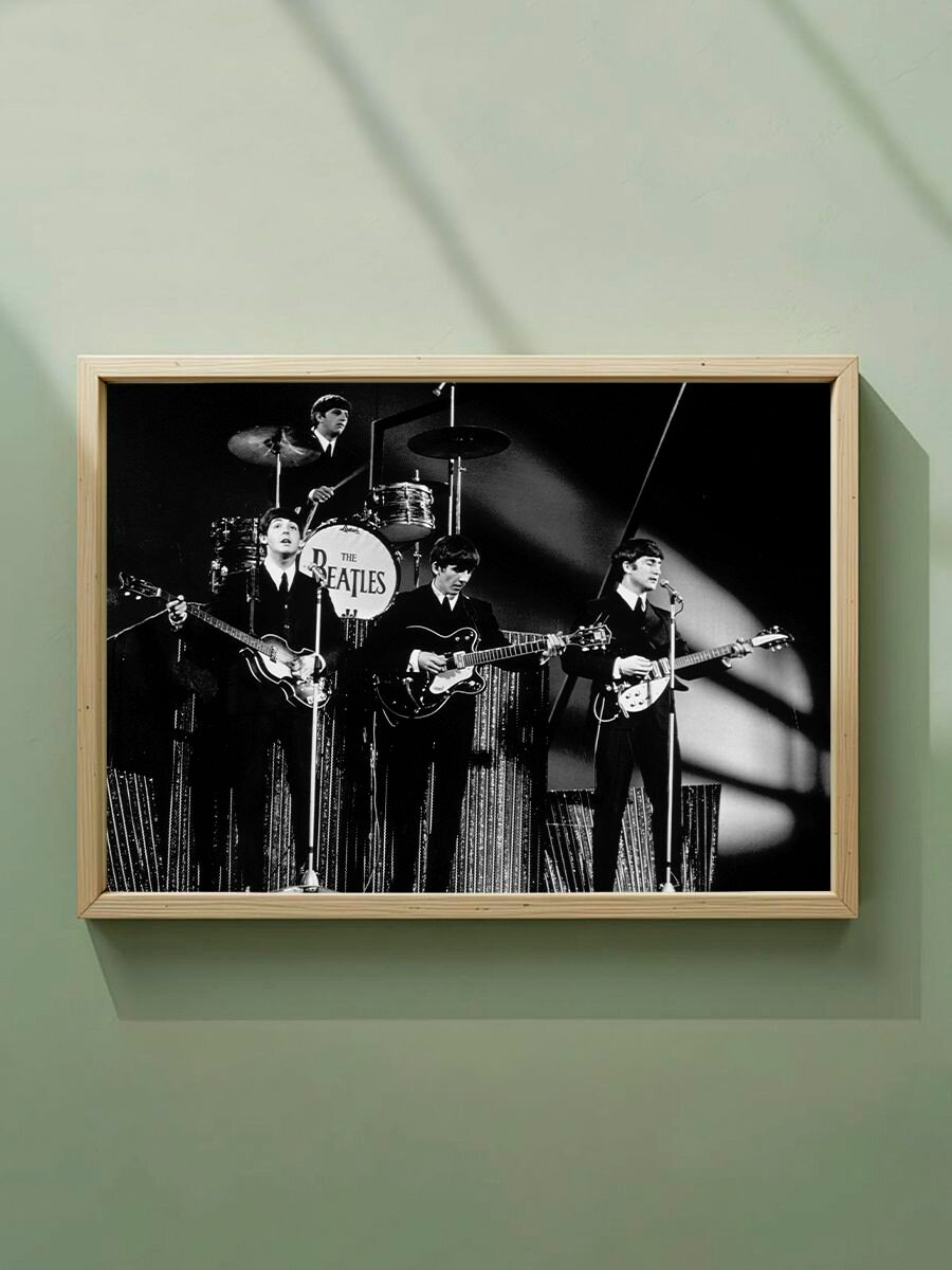 Постер, плакат на стену "The Beatles / Битлз Рок Группа" 42 см х 29,7 см (А3)
