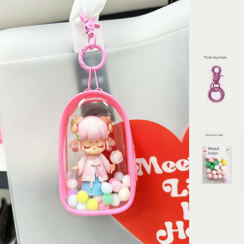 Прозрачная сумка-капсула Bubble Mart для прогулок с ребенком, пылезащитная, с защитой от потери, утолщенная версия,