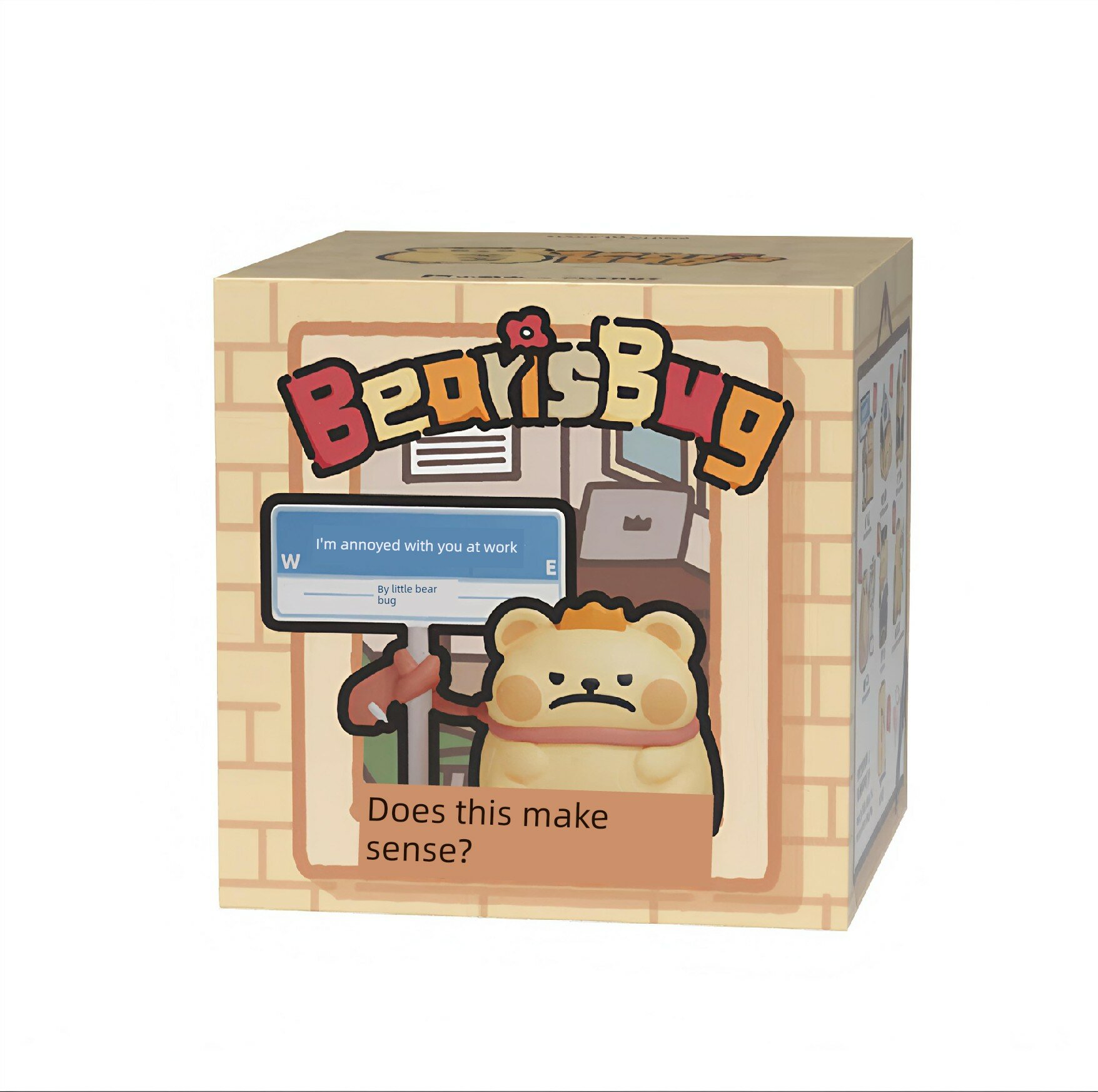 Оригинальная мини-фигурка Plzdot Little Bear Bug Blind Box из серии «Это настоящая игрушка?» – модный подарок,