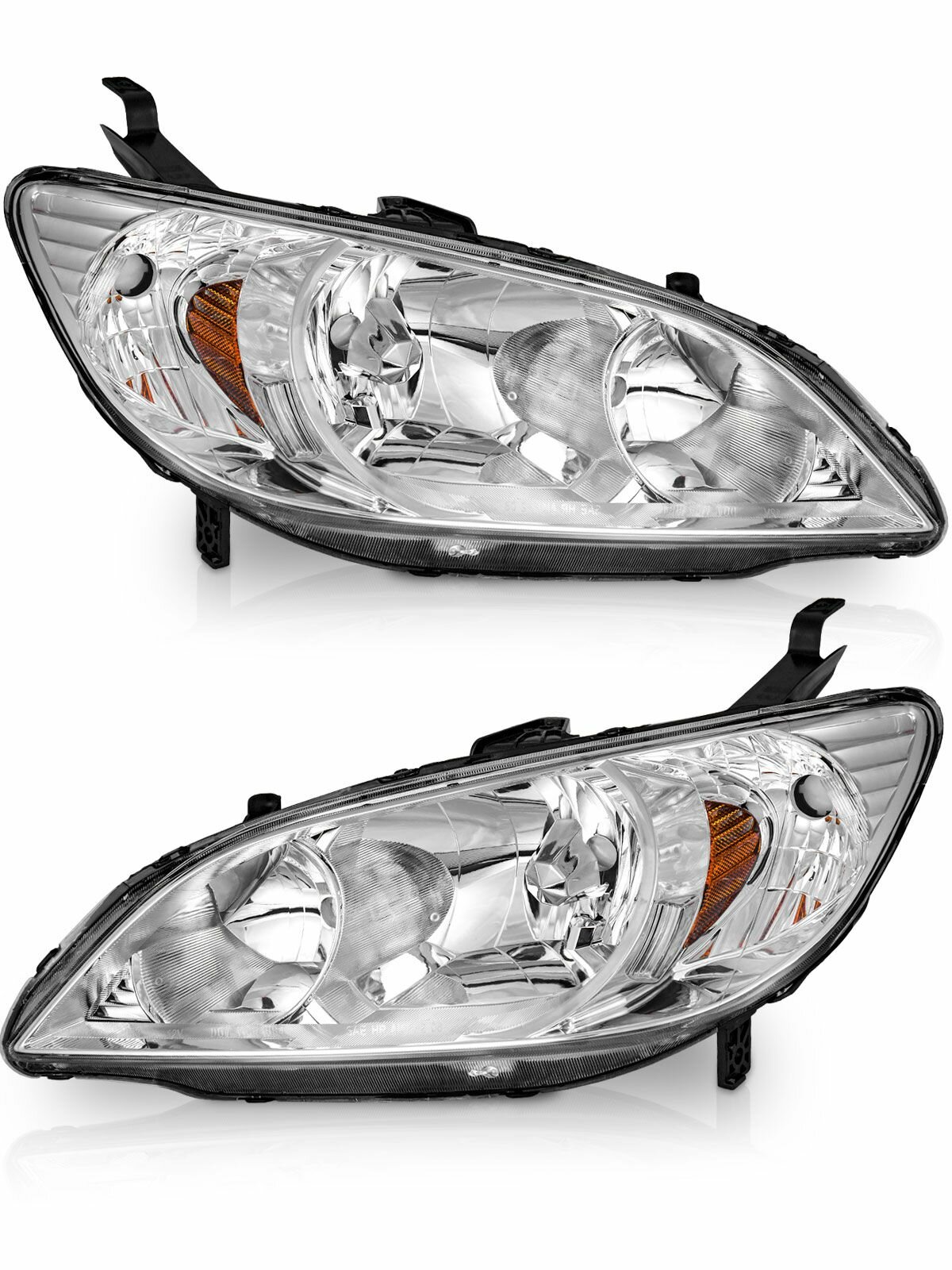 FEBERG Фара автомобильная, 2 шт, арт. 2004-2005 Honda Civic（не поставляют с электрокорректором）