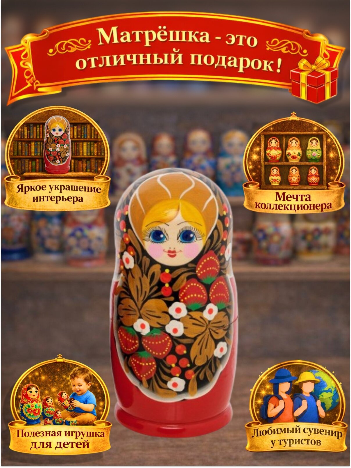 Матрешка Шурочка — фото 1