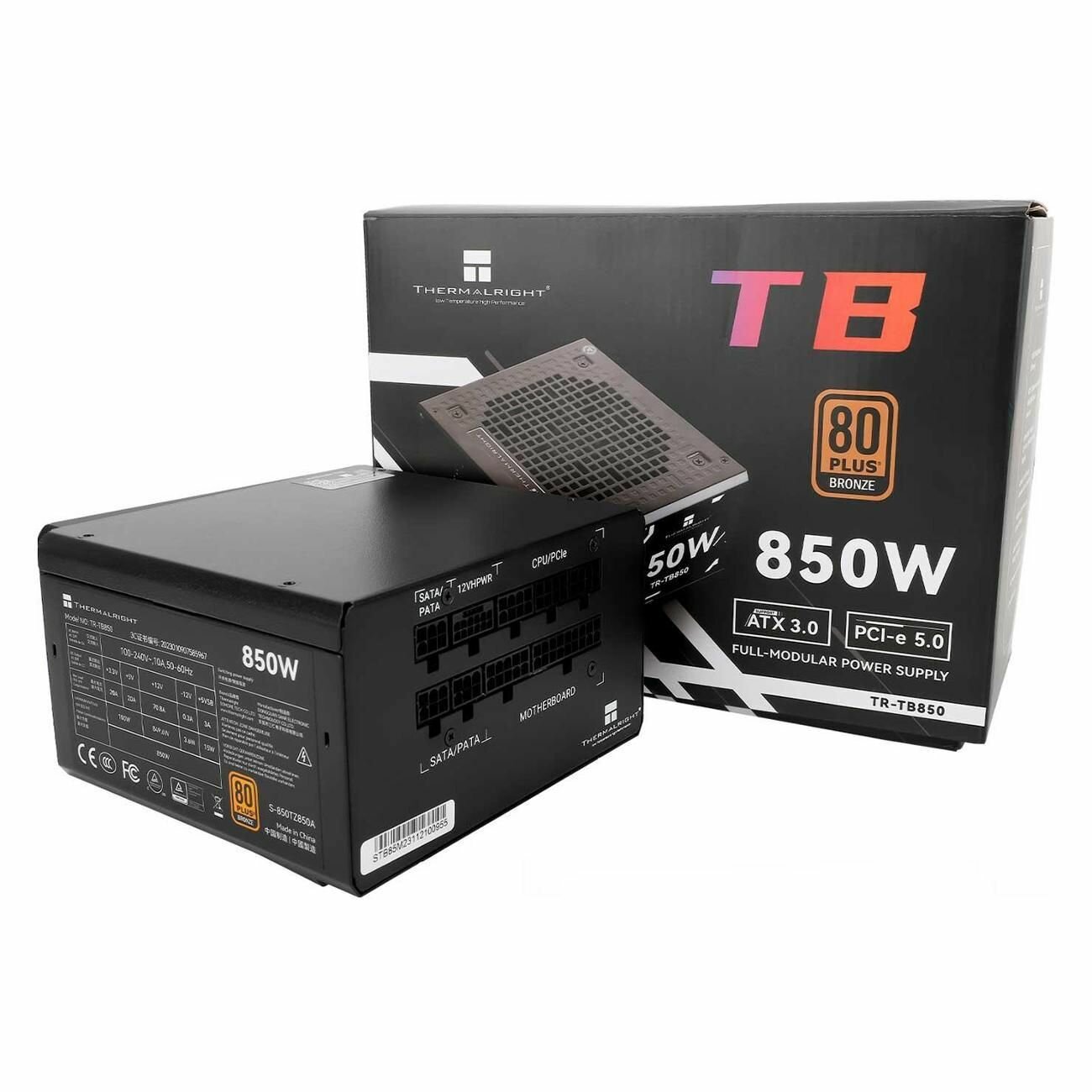 Блок питания Thermalright 850W Bronze ATX 3.0 (TR-TB850)