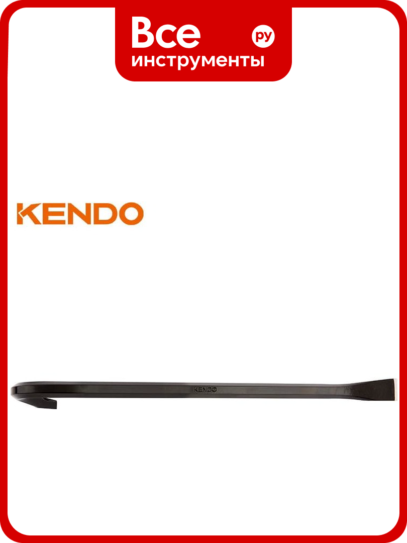 Гвоздодер KENDO, кованый, антикоррозийное покрытие, длина 75 см