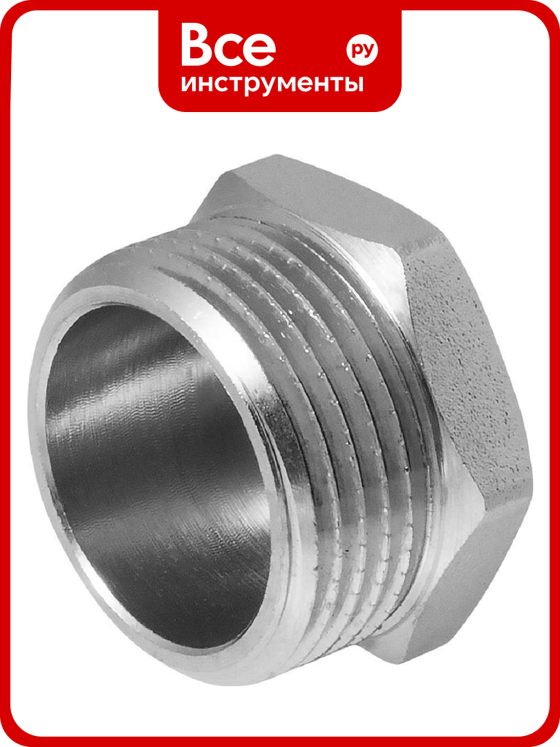 Заглушка в трубу пробка 3/4 н MPF ИС.072278, 7мкм, для облегчения процесса монтажа заглушка