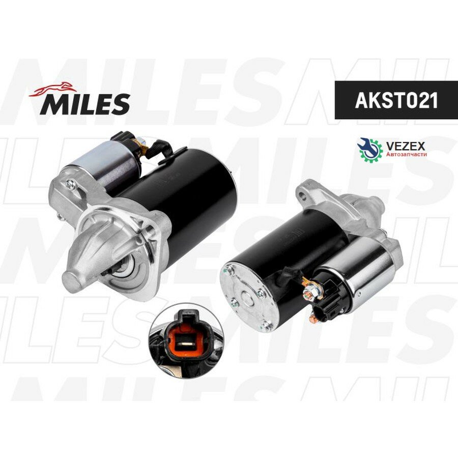 MILES AKST021 Стартер KIA CEED/HYUNDAI i30 1.6 0.9 кВт AKST021