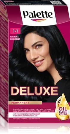 Краска для волос Schwarzkopf Palette Deluxe, 1-1 909 Blue Black