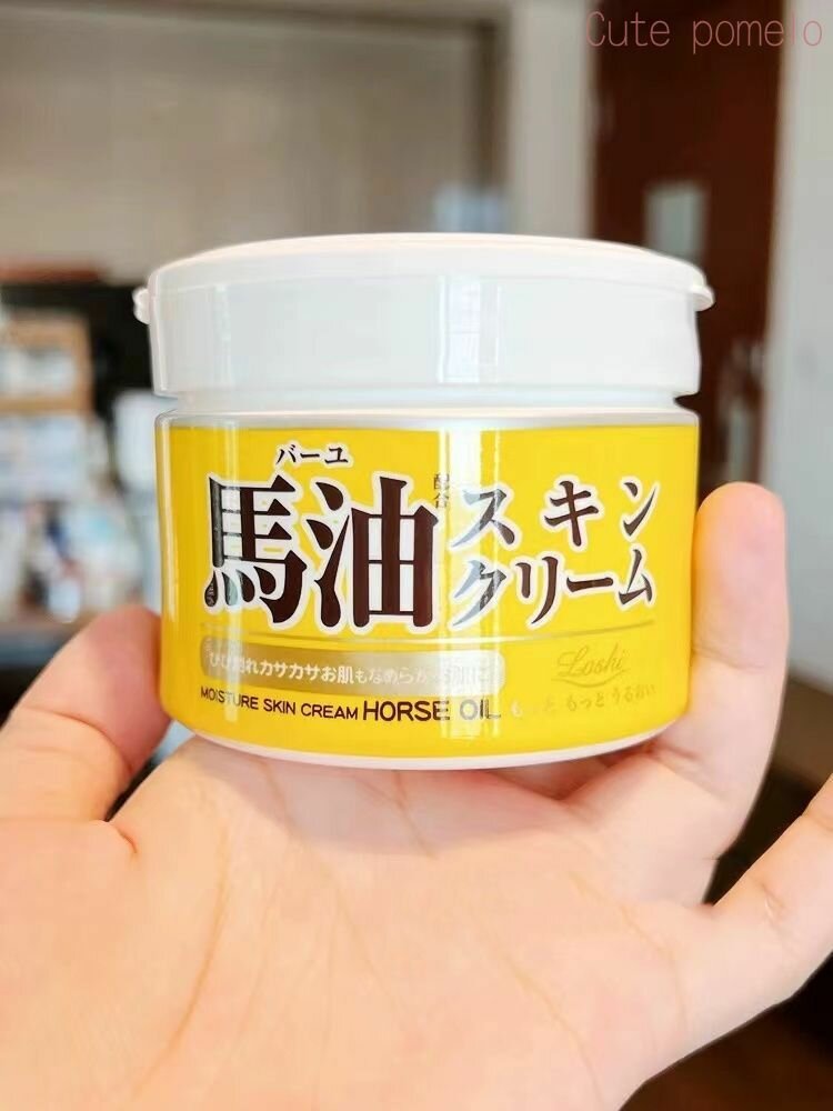 ROLAND Horse oil body cream универсальный увлажняющий крем с лошадиным маслом Loshi, 220 мл