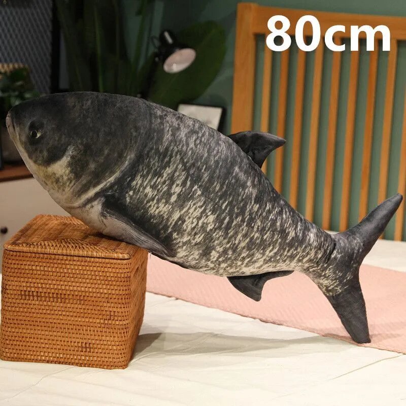 Мягкая игрушка 80cm Толстолобик, мягкая плюшевая игрушка для детей и взрослых, подарок