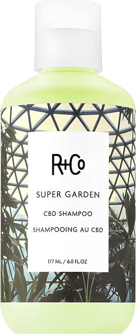 R+Co Дивный сад успокаивающий шампунь Super Garden CBD Shampoo