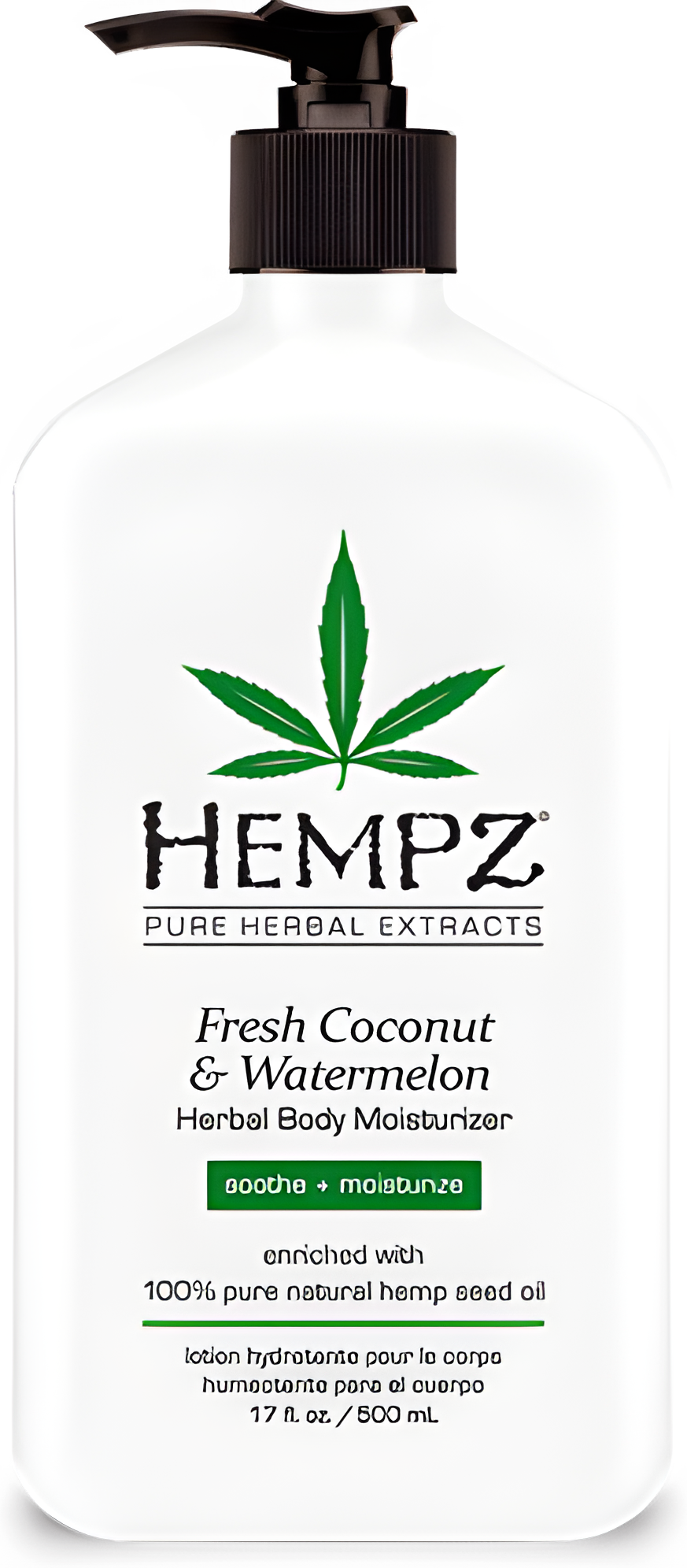 HEMPZ Молочко для тела увлажняющее "Кокос и арбуз" Fresh Coconut & Watermelon Herbal Moisturizer 20ml