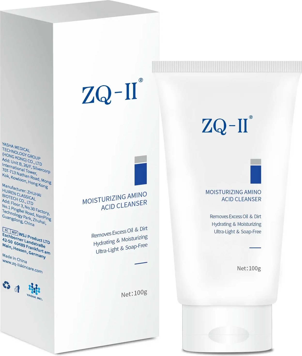 ZQ-II Увлажняющее и очищающее средство с аминокислотами Moisturizing Amino Acid Cleanser