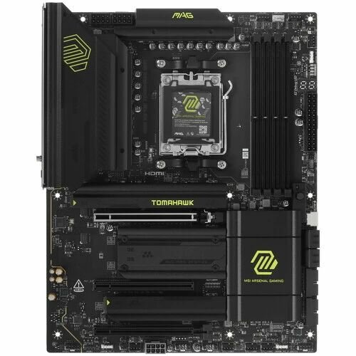 Материнская плата MSI MAG X870E TOMAHAWK WIFI - AM5, AMD X870E, 4xDDR5-5600 МГц, 1xPCI-Ex16, 4xM.2, ATX