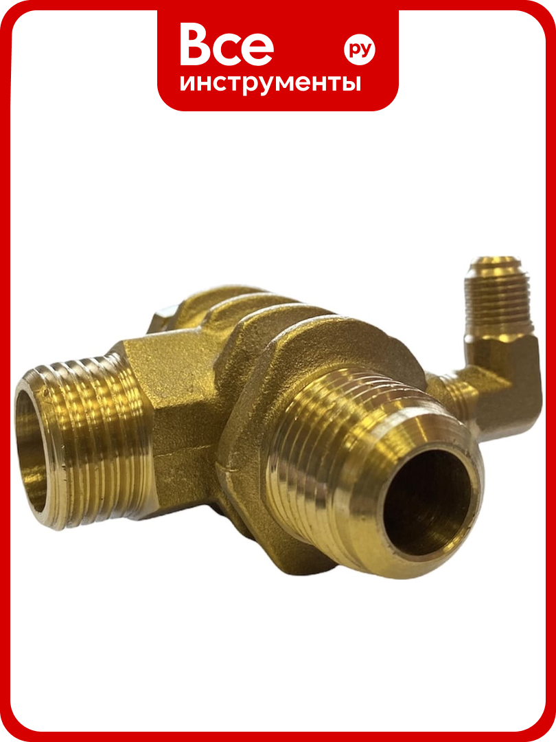 Клапан обратный для компрессора резьба наружная M3/4хM3/4 Pegas pneumatic 4307