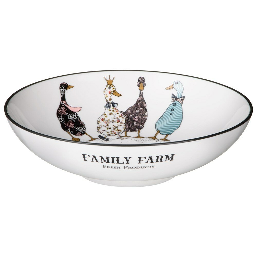 Тарелка суповая lefard "Family farm" 18*5,2 см 600 мл в форме салатника
