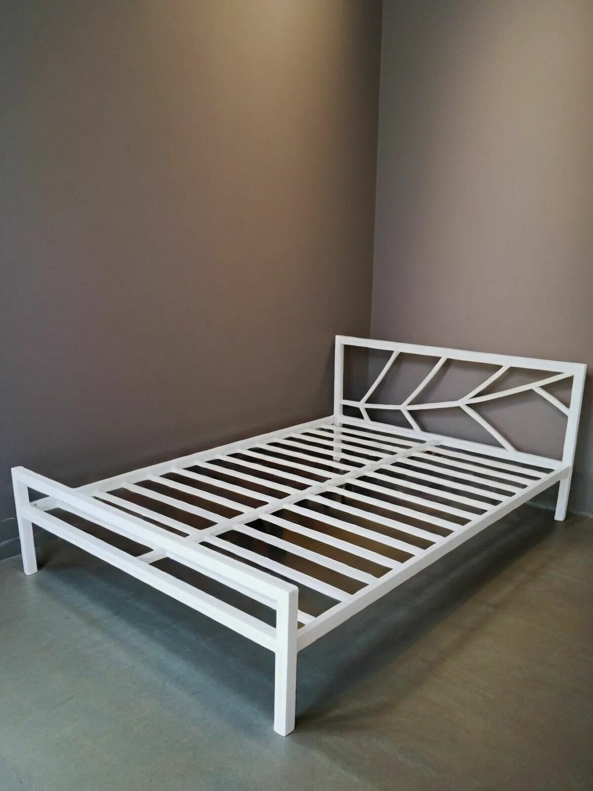 Кровать LOFT Mebel Вивьен, металлическая, кованая, ортопедический эффект, 180х200 см
