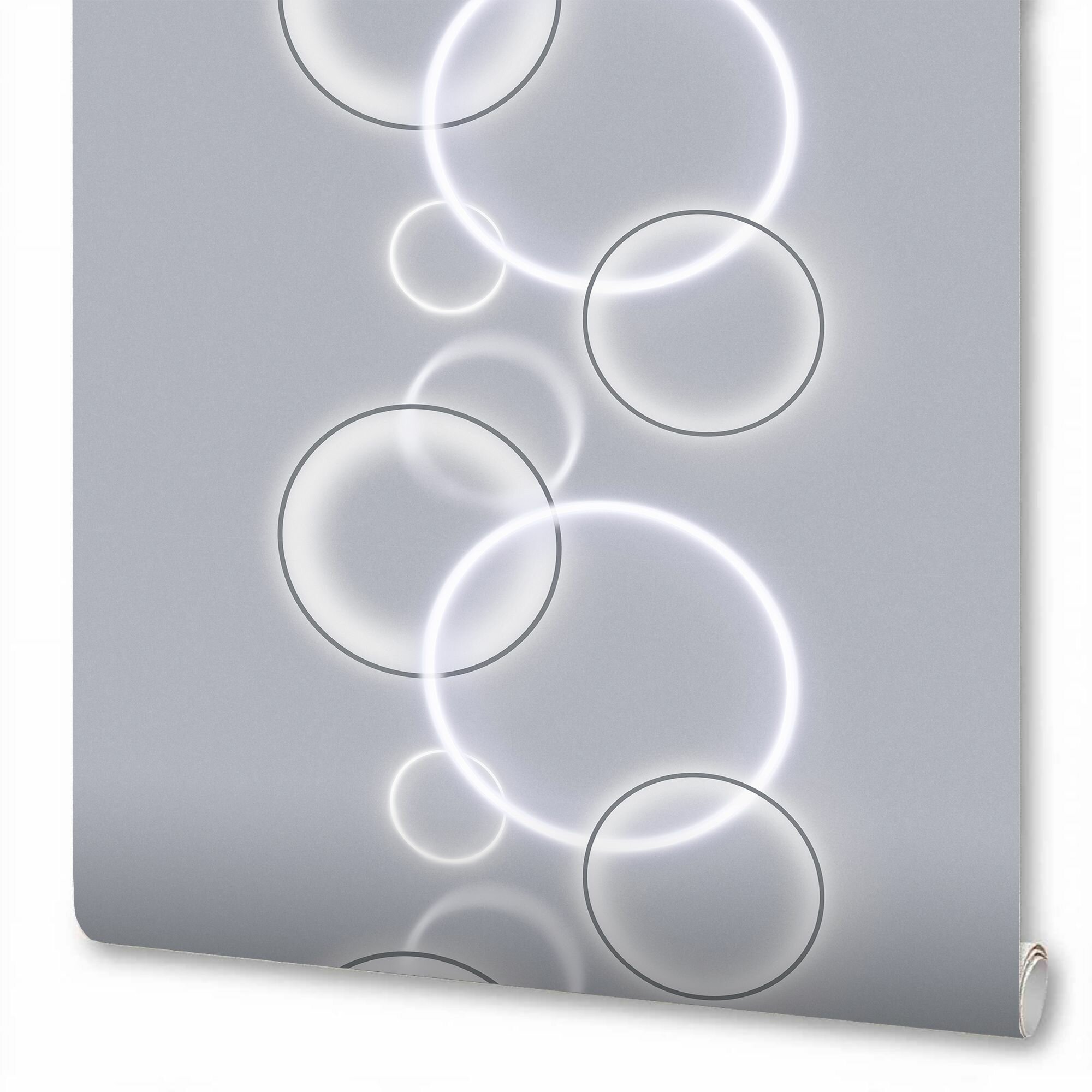 Обои виниловые NEWAGE NewAGe Led 9139-13 серый 1,06х10,05 м