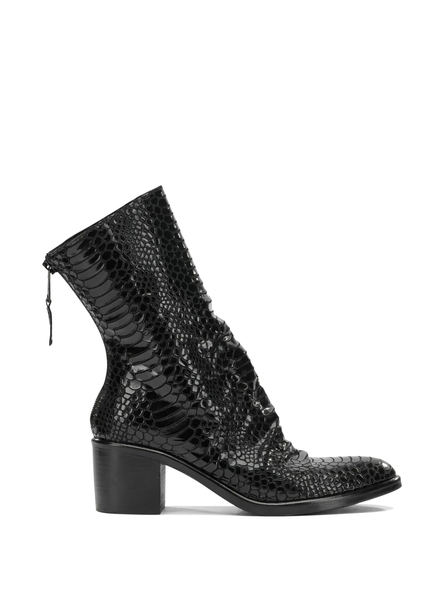 Ботинки Snakeskin-effect leather boots