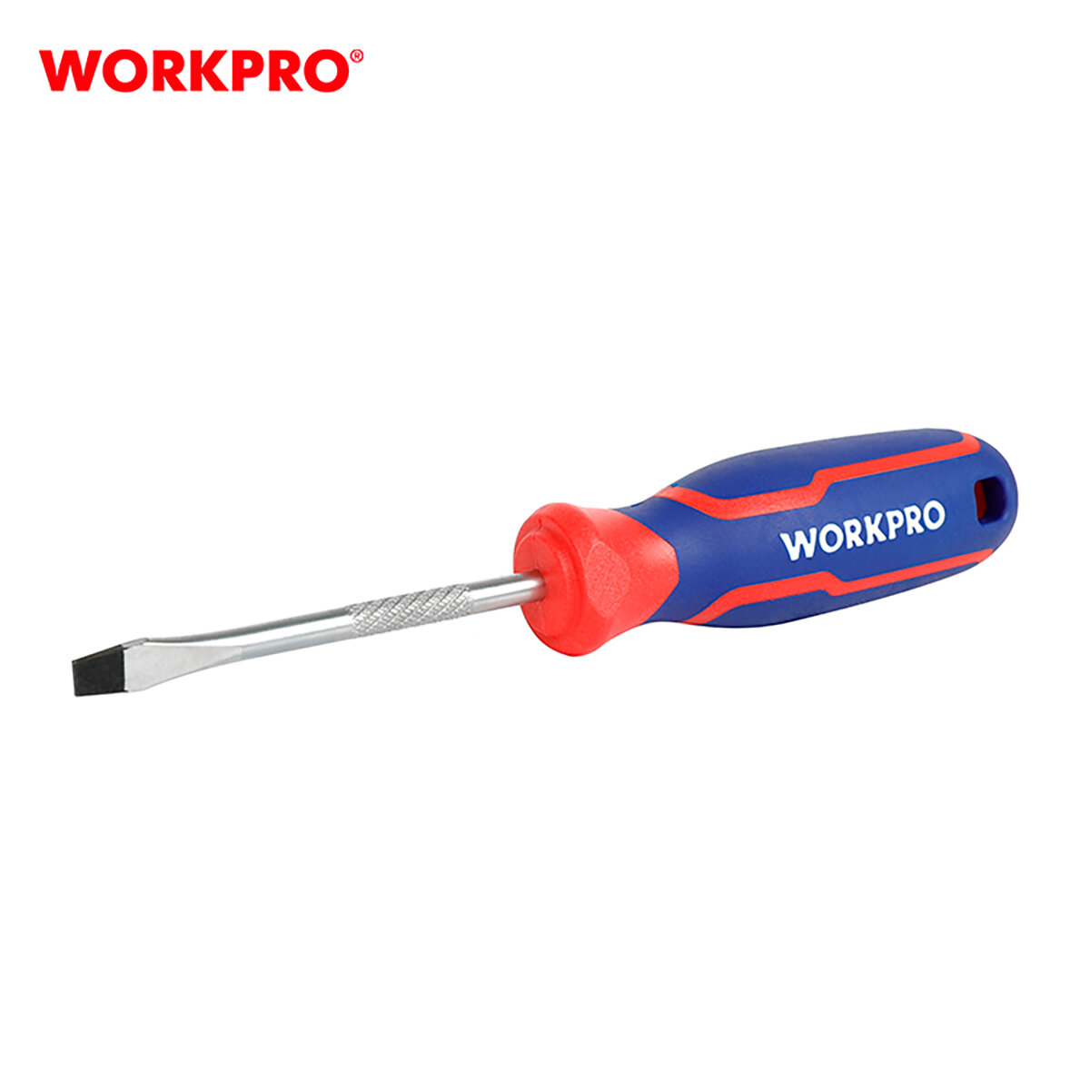 Отвертка крестовая магнитная "Workpro", PH3, 200 мм, двухкомпонентная рукоядка