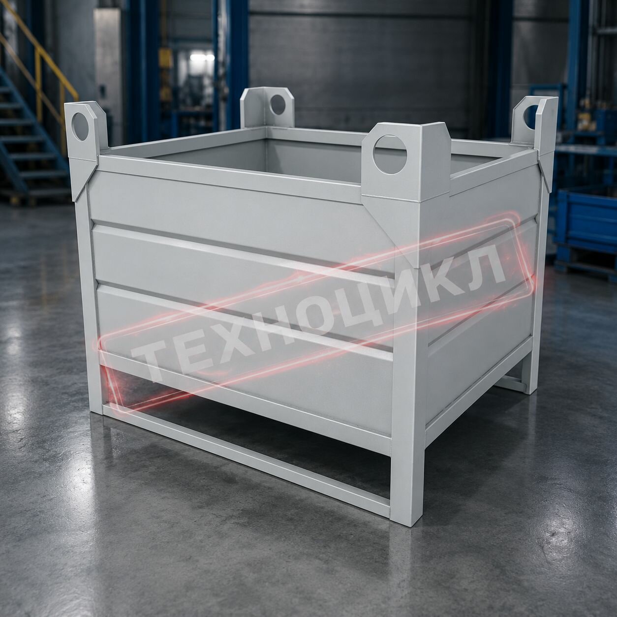 Тара ТМП-07 840х640х750 мм, грузоподъемность 800 кг, техноцикл