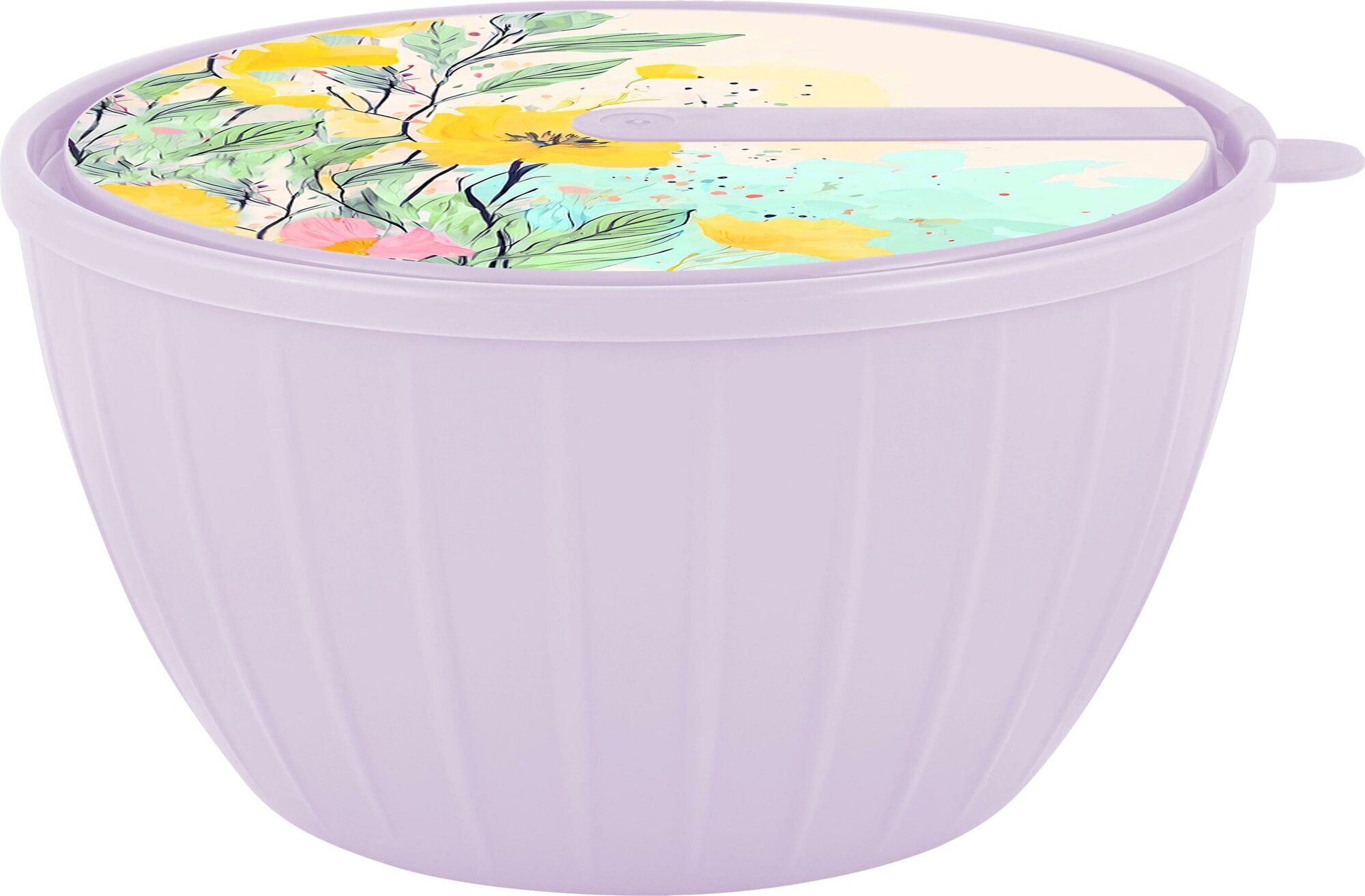 Салатник SUGAR&SPICE Bloom с крышкой, 1.7л