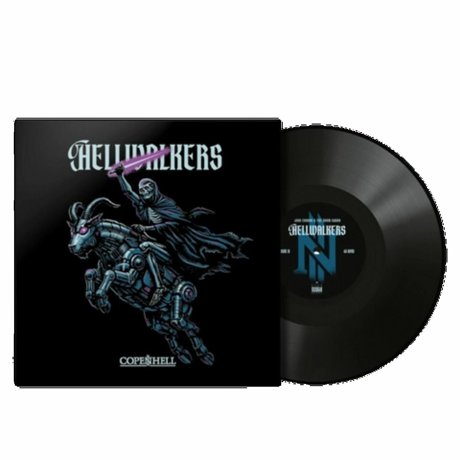 Виниловая пластинка John Cxnnor - HellWalkers, Vinyl, LP, 10", 45 RPM, black version