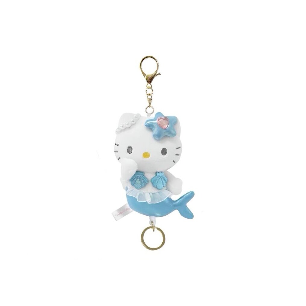 Sanrio Hello Kitty Длинноногая наследница Ангел Китти с выдвижной нижней заколкой коллекция русалка синие мягкие игрушки