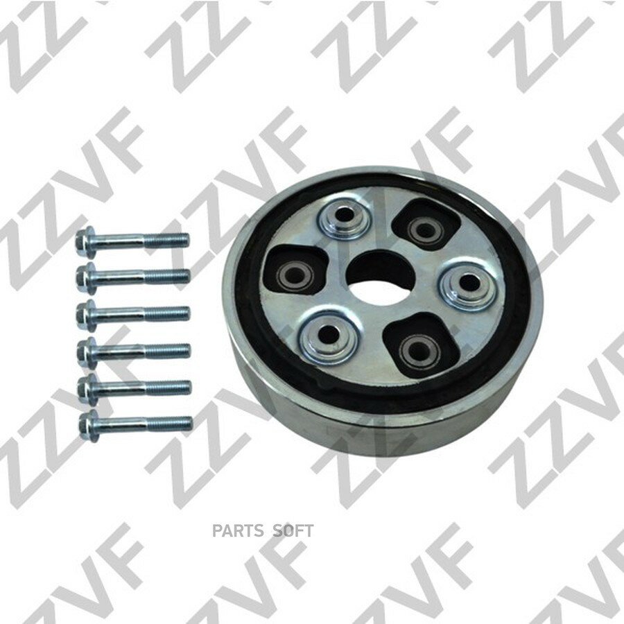 Муфта карданного вала AUDI Q3 (12-18), SKODA SUPERB (08-15), YETI (09-18), VW PASSAT (11-15), TIGUAN от официального дистрибьютора, ZZVF, артикул ZVMKV006