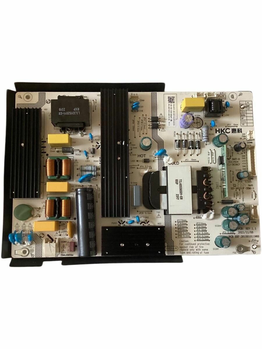 Блок питания (HKL-650211B), для ТВ Haier 65SmartTVAXPro