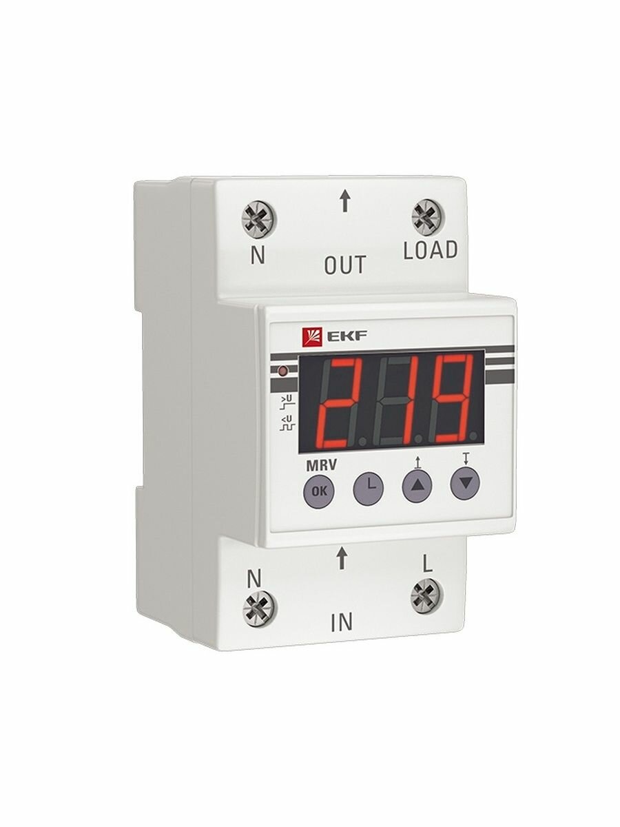 Реле напряжения с дисплеем MRV 63A EKF PROxima MRV-63A