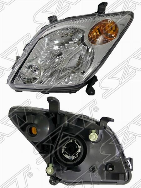 Фара SAT ST-312-1185L Toyota Ist 02-05 слева/ Галоген/ Ручная регулировка