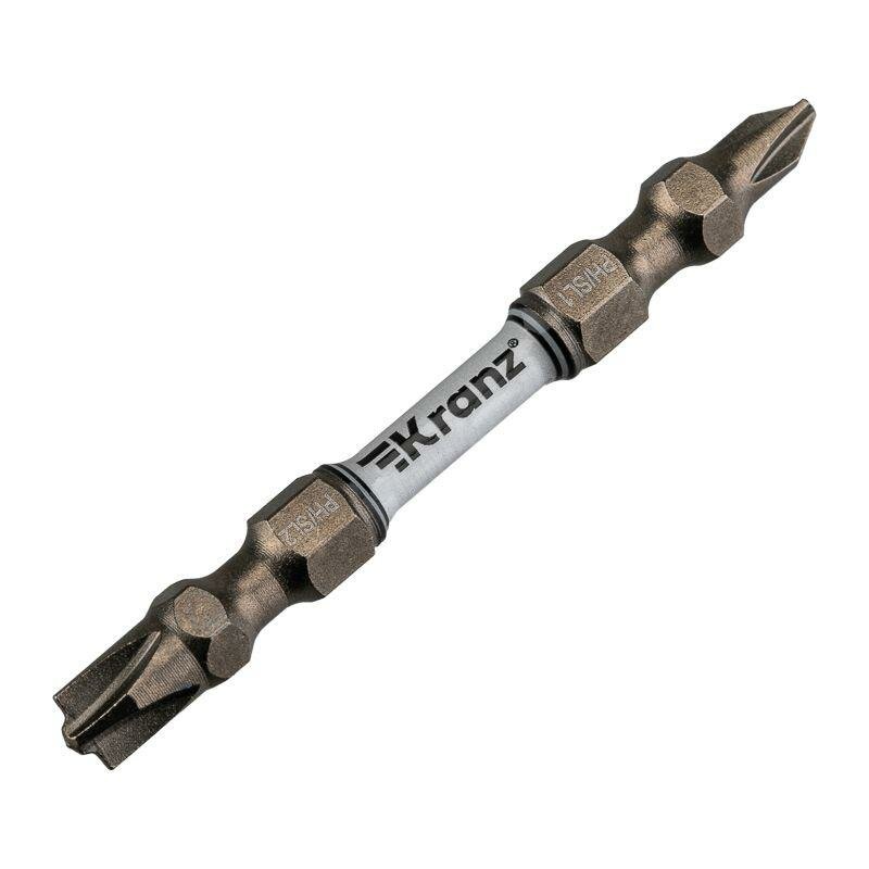 Бита для шуруповерта PH/SL1хPH/SL2х65мм (уп.2шт) Kranz KR-92-0451-1
