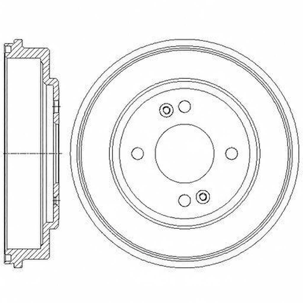 Барабан тормозной HYUNDAI GETZ 02- с ABS SD1079 Sangsin brake арт. SD1079