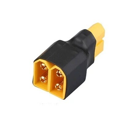 Параллельный разъём XT60, 2 male to 1 female, для LiPo аккумулятора RC самолёта аксессуар